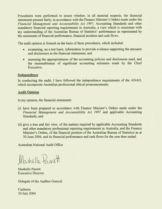 1001.0 - Annual Report - ABS Annual Report, 2003-04